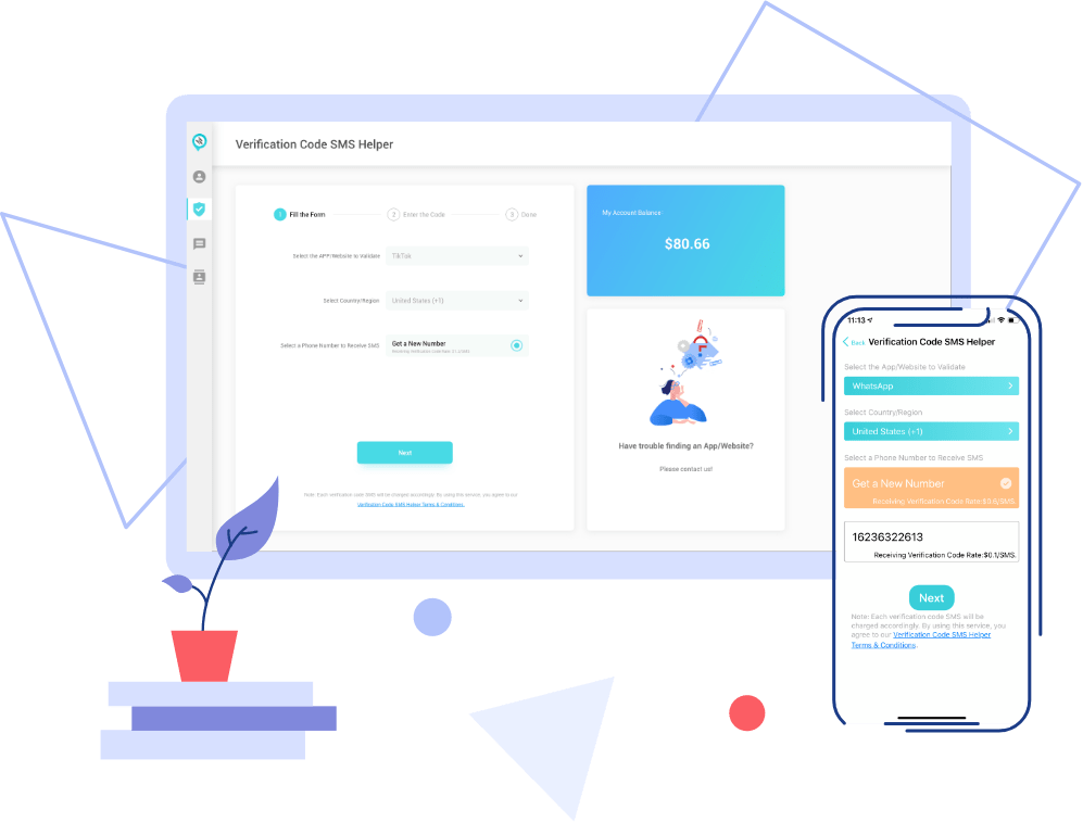 SMS Verification Code Helper - Bypass Verification code faster and easier